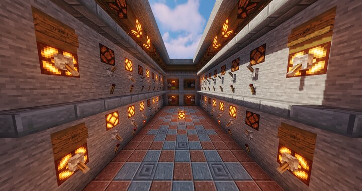 Quad-Instrument Beat Machine Minecraft Map
