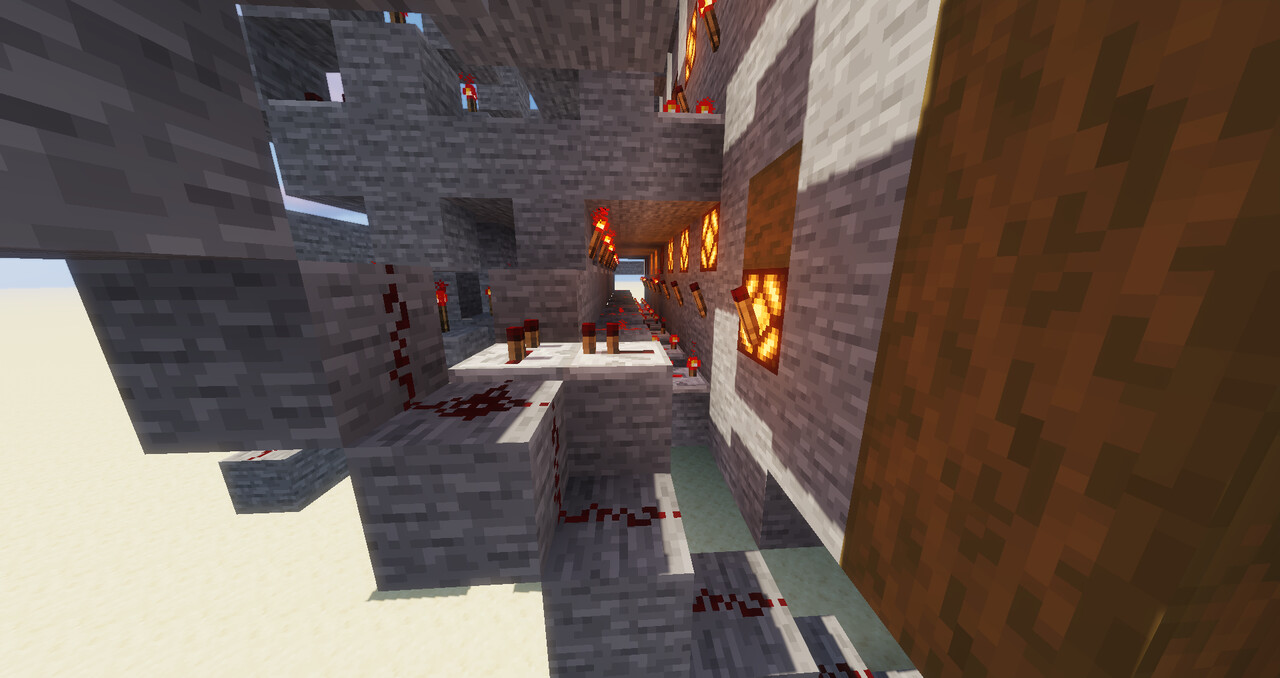 Quad-Instrument Beat Machine Minecraft Map