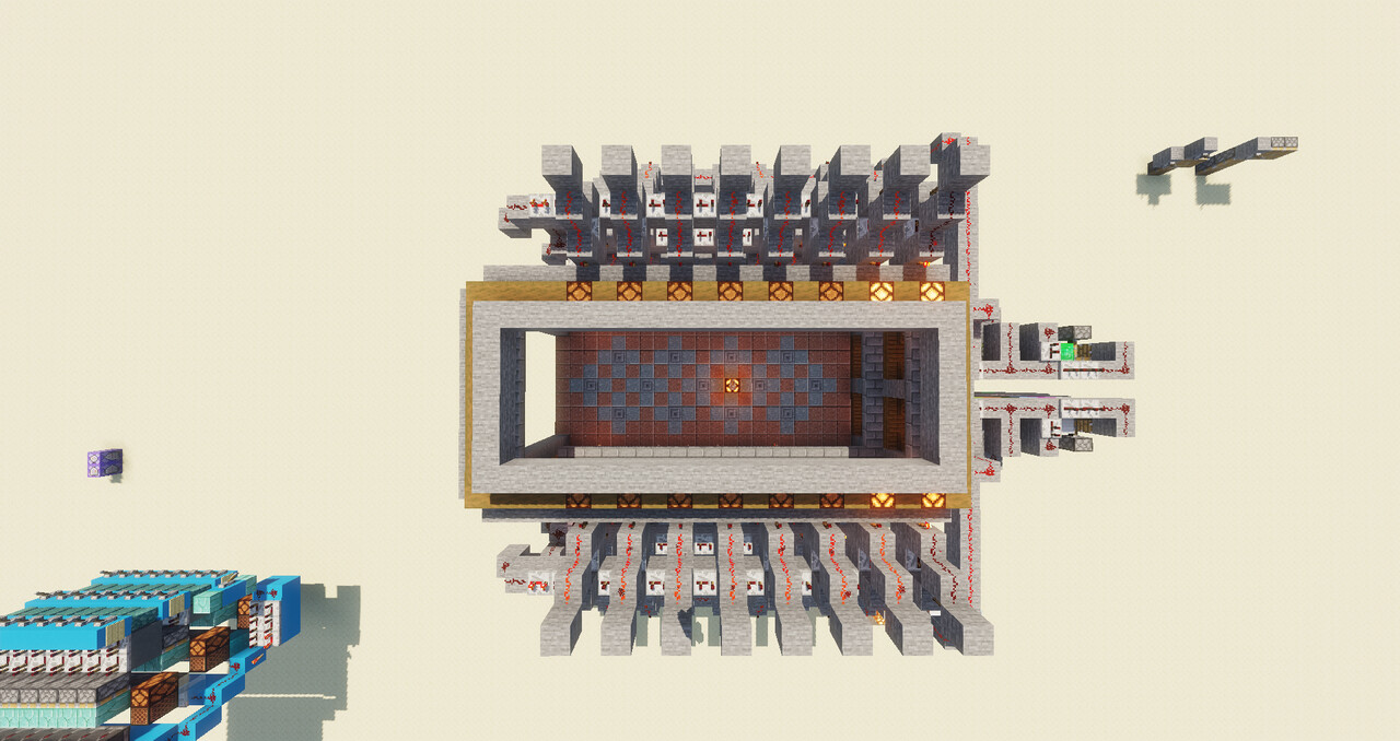 Quad-Instrument Beat Machine Minecraft Map