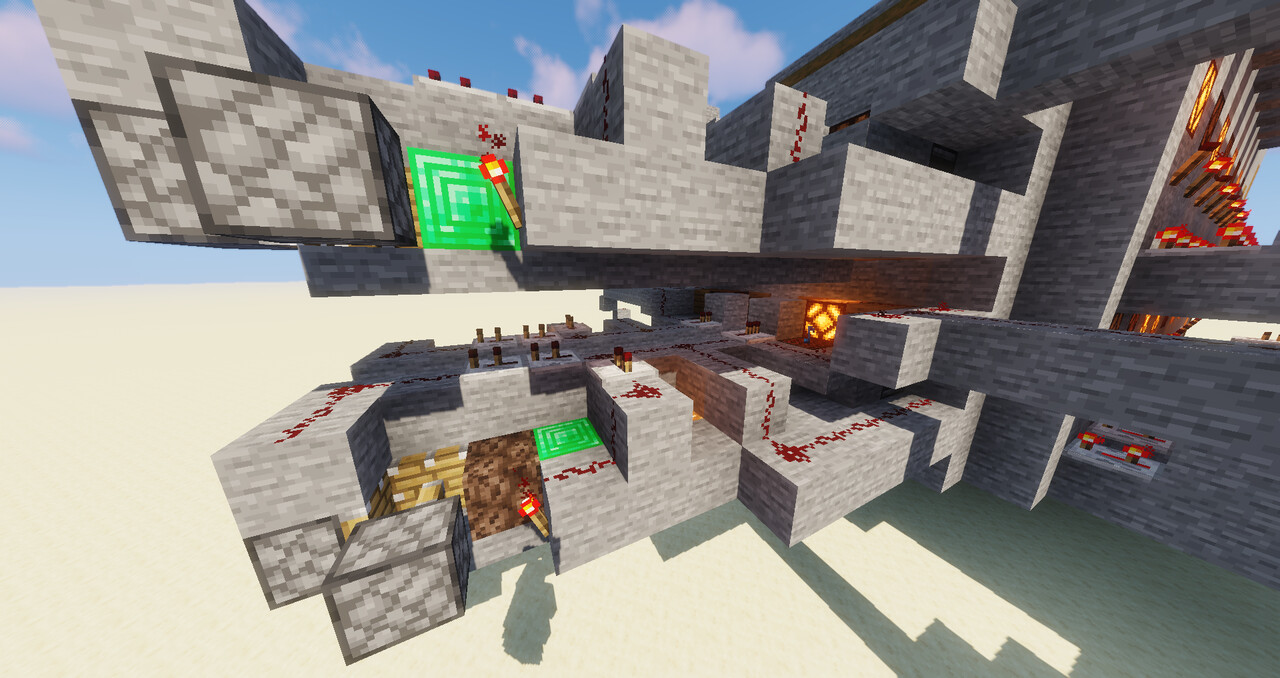 Quad-Instrument Beat Machine Minecraft Map