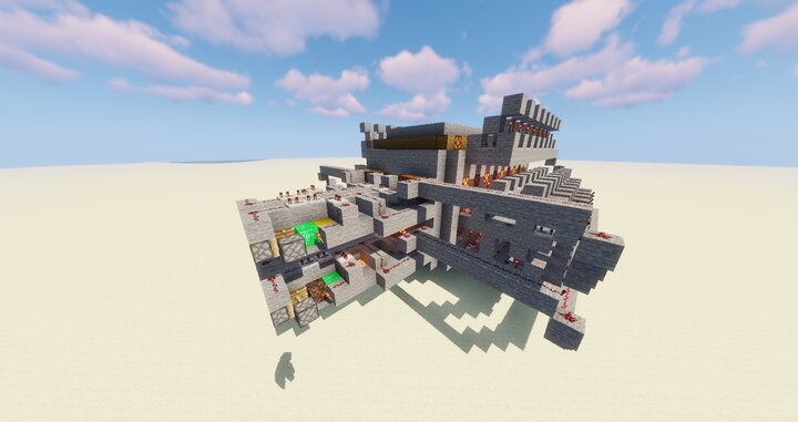 Quad-Instrument Beat Machine Minecraft Map