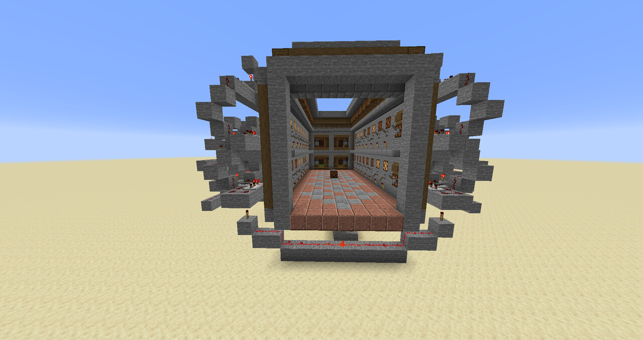 Quad-Instrument Beat Machine Minecraft Map