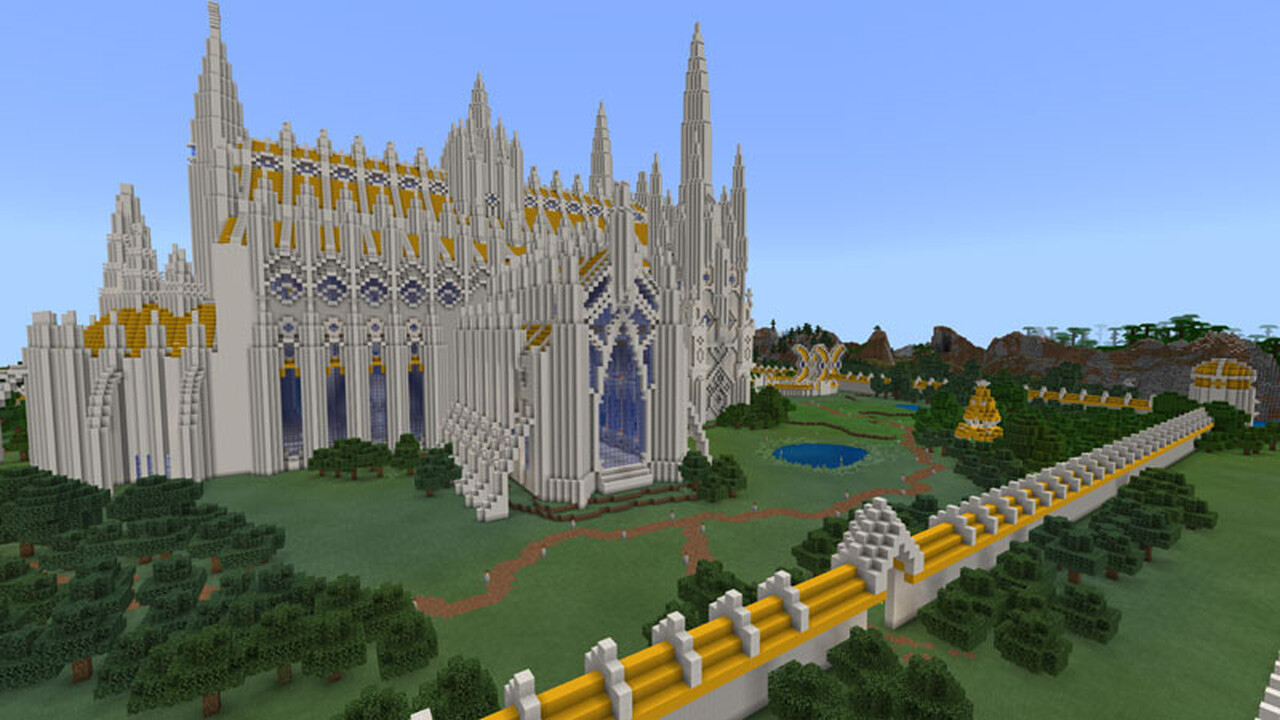 Cathedral Mega Build Minecraft Map