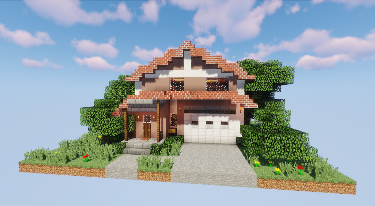 Suburban House Minecraft Map