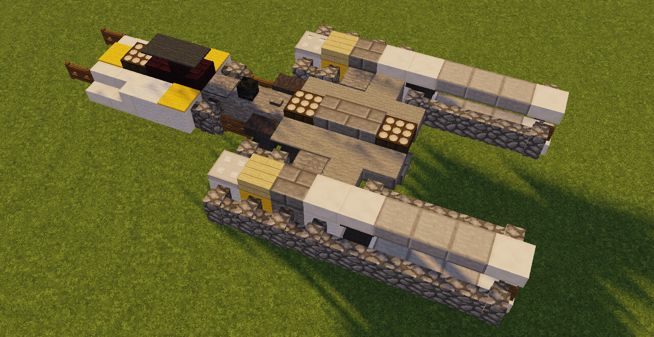 Star Wars BTL-A4 Y-wing Starfighter Minecraft Map