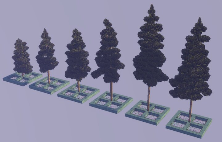 Red Pine Tree Pack Minecraft Map