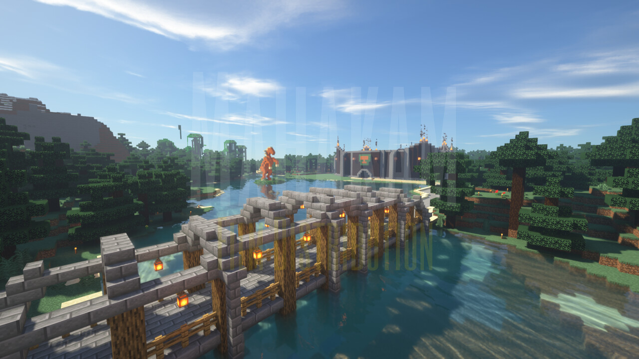 Racing Arena of Mahakam Minecraft Map