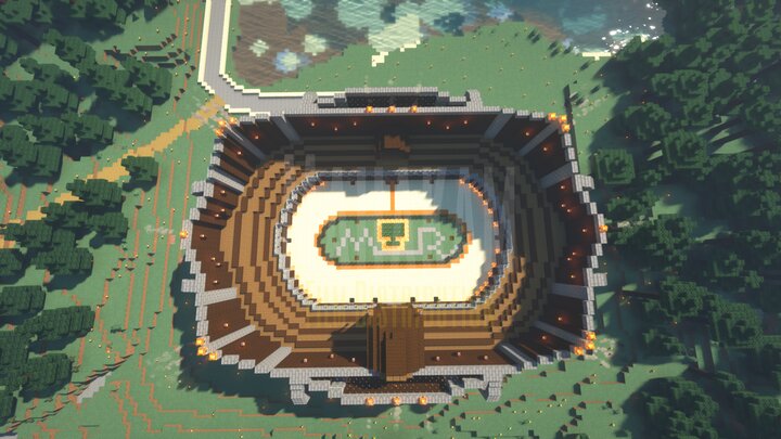Racing Arena of Mahakam Minecraft Map