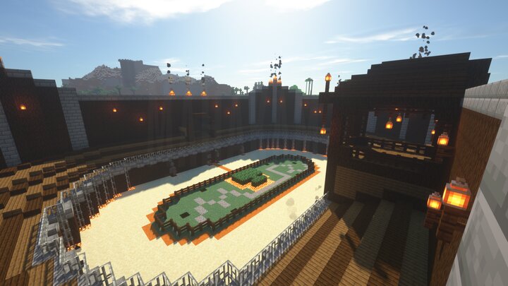 Racing Arena of Mahakam Minecraft Map