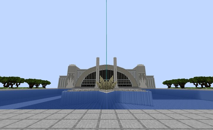 Hall of Justice - Scott Snyder's Justice League Minecraft Map
