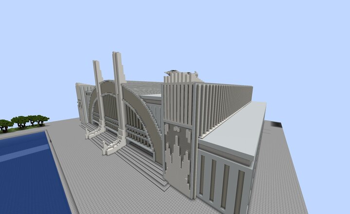 Hall of Justice - Scott Snyder's Justice League Minecraft Map