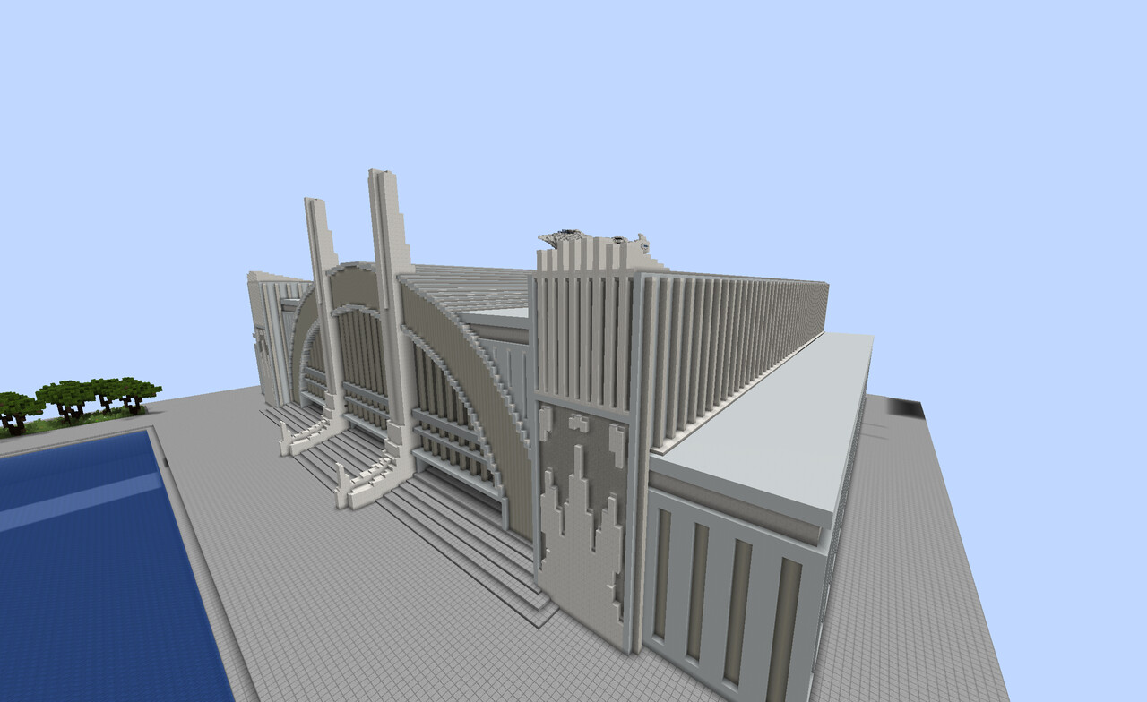 Hall of Justice - Scott Snyder's Justice League Minecraft Map