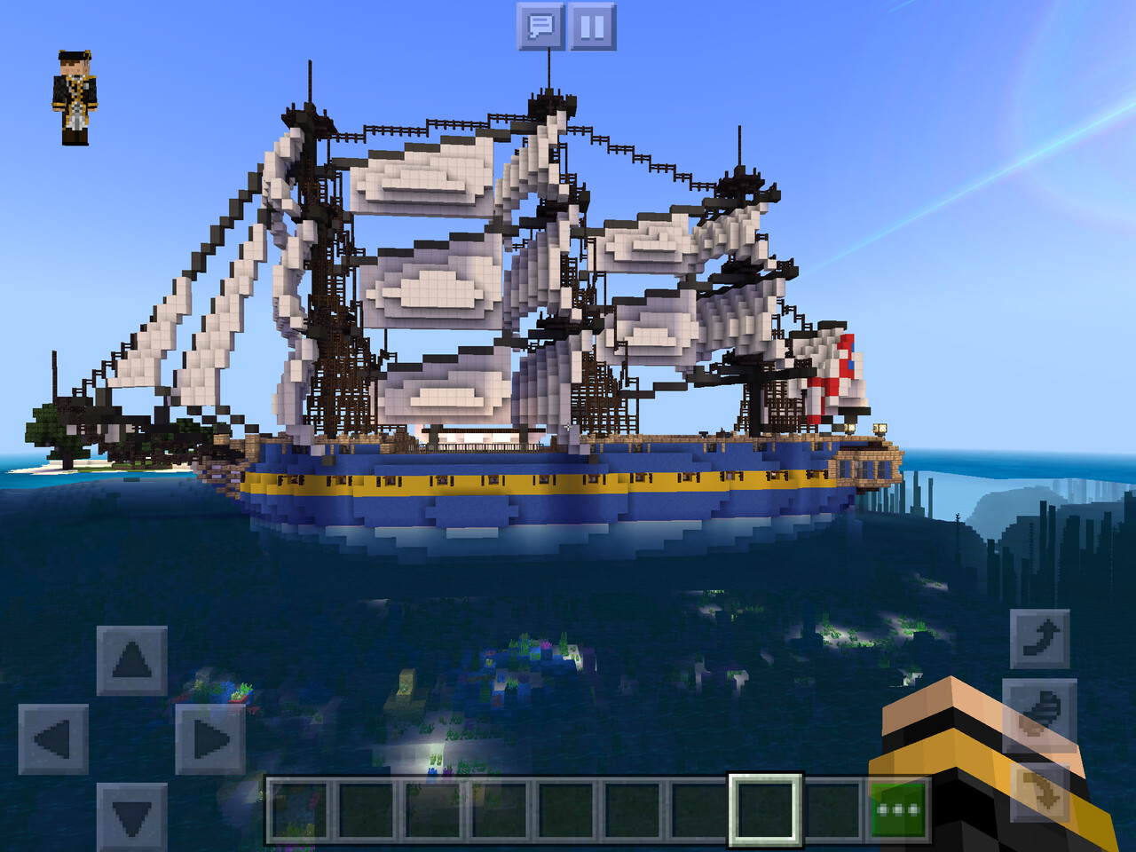 HMS SURPRISE 1796 Minecraft Map