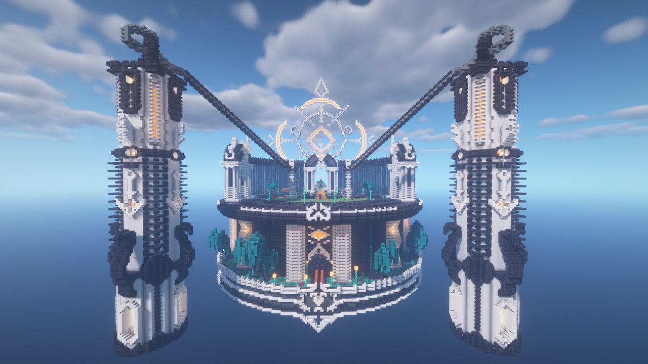 Minecraft Floating fortress Minecraft Map