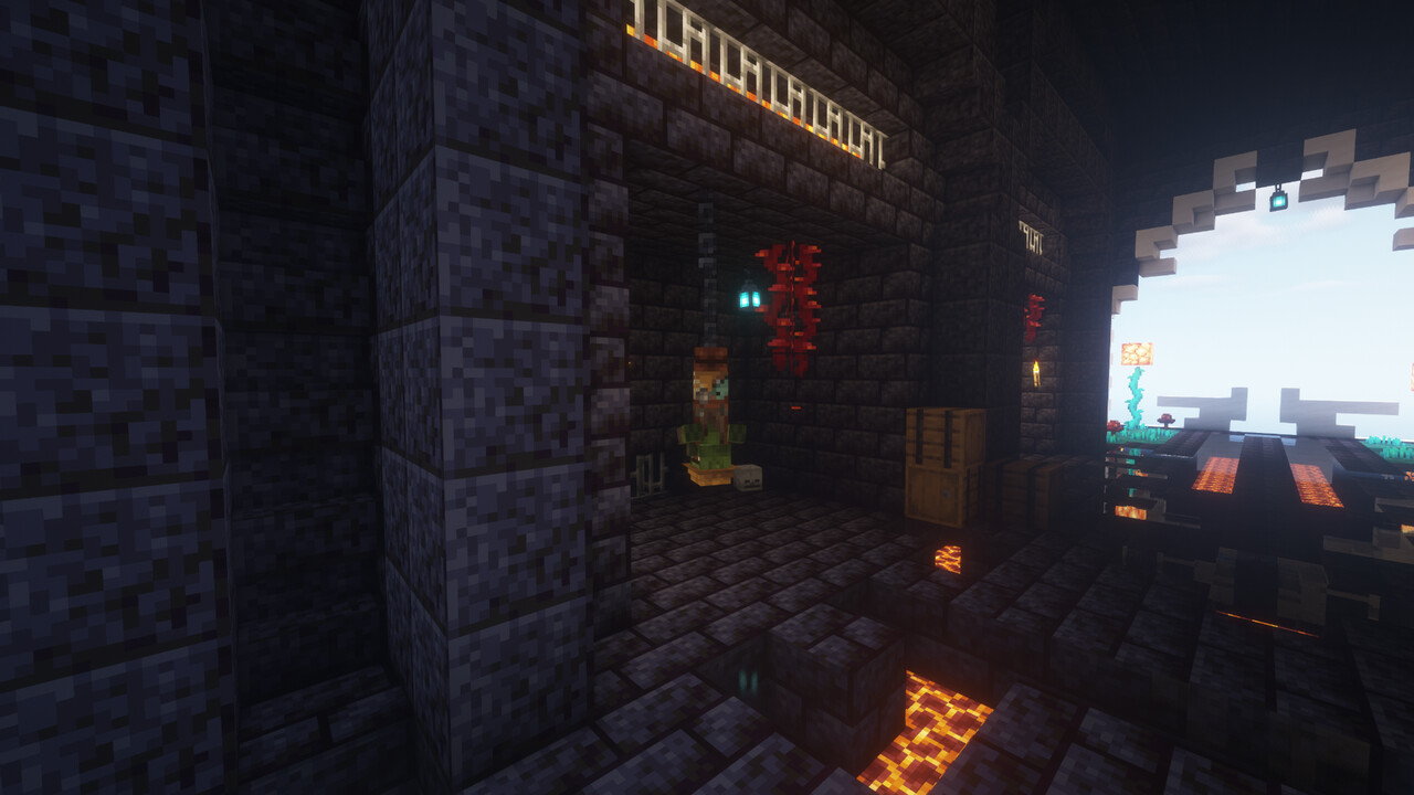 Minecraft Floating fortress Minecraft Map