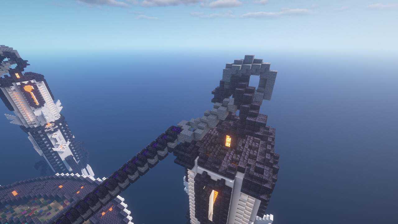 Minecraft Floating fortress Minecraft Map