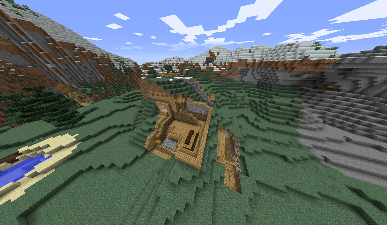 A creative map, done by multiple people. Minecraft Map