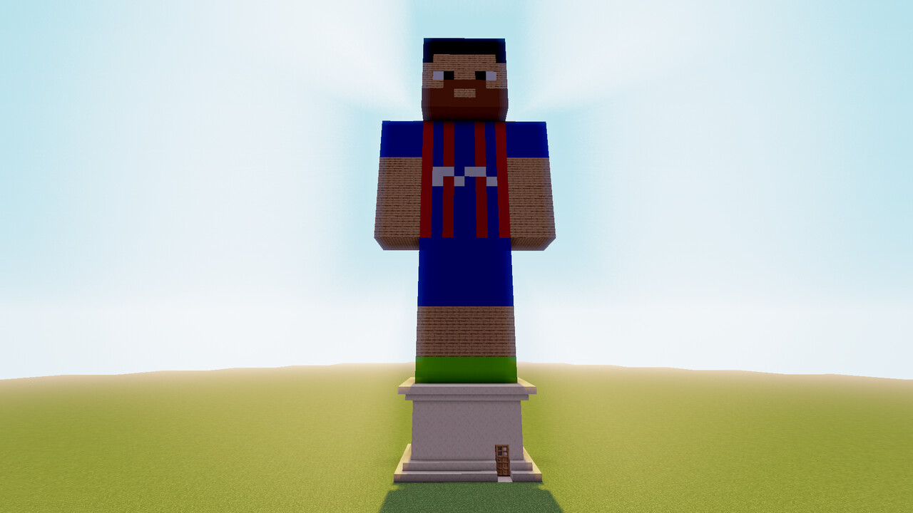 XXL Messi Statue Minecraft Map