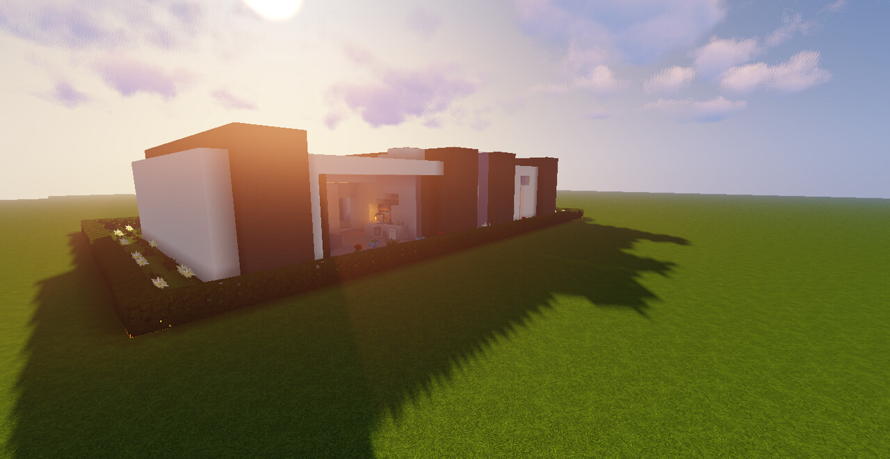 Modern house by ninjakiller160 v1.16.4 (+shaders) Minecraft Map