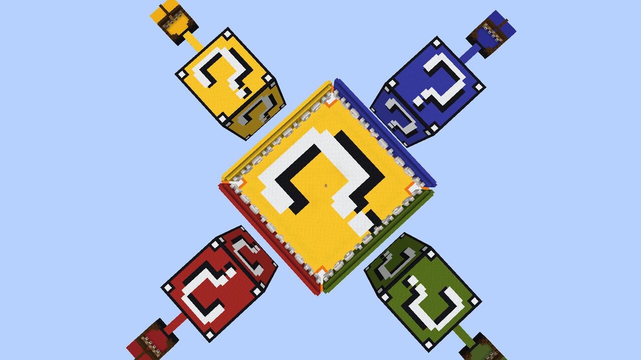 Lucky Block Race Map 4 Minecraft Map