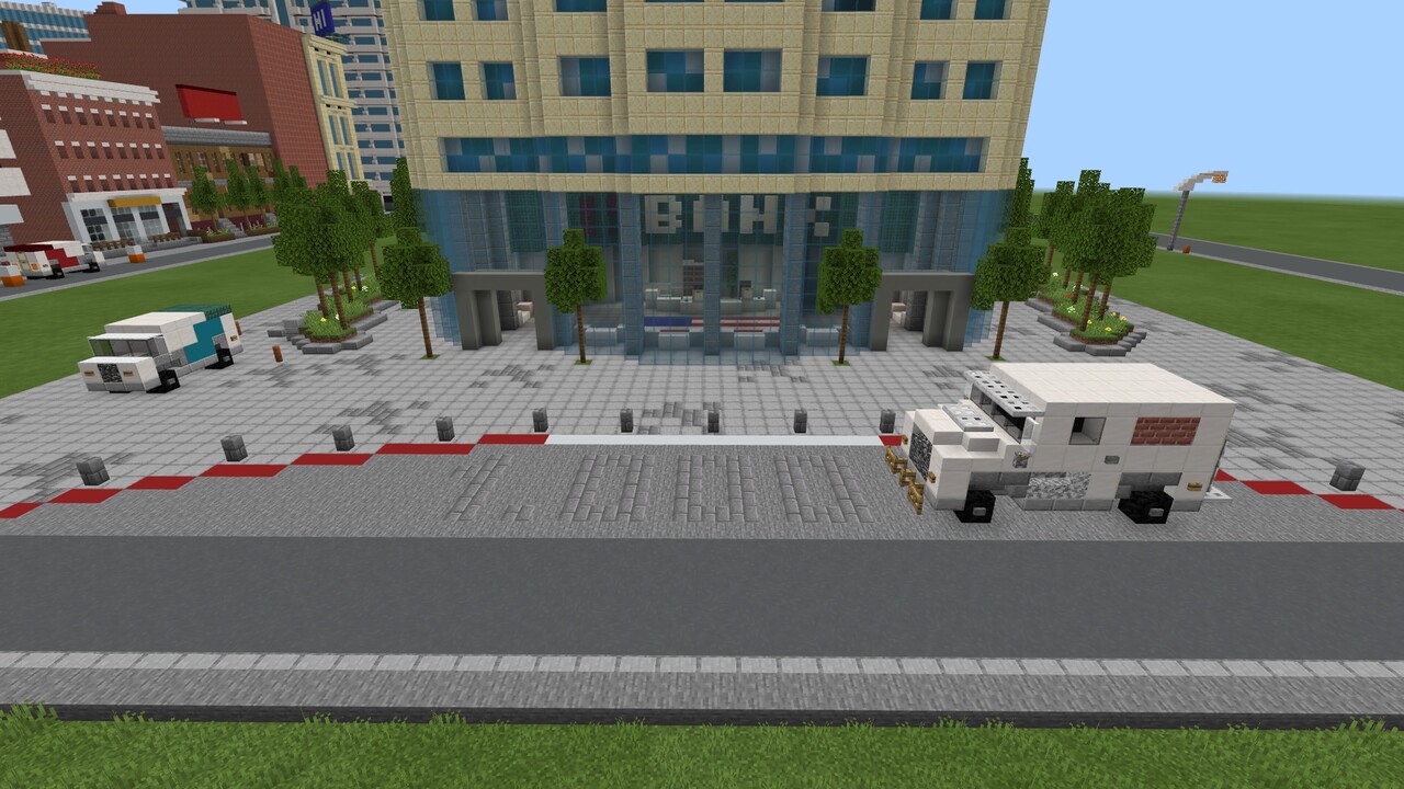 US Bank Tower in Los Angeles CA - MAZE Bank Tower from GTA V Minecraft Map