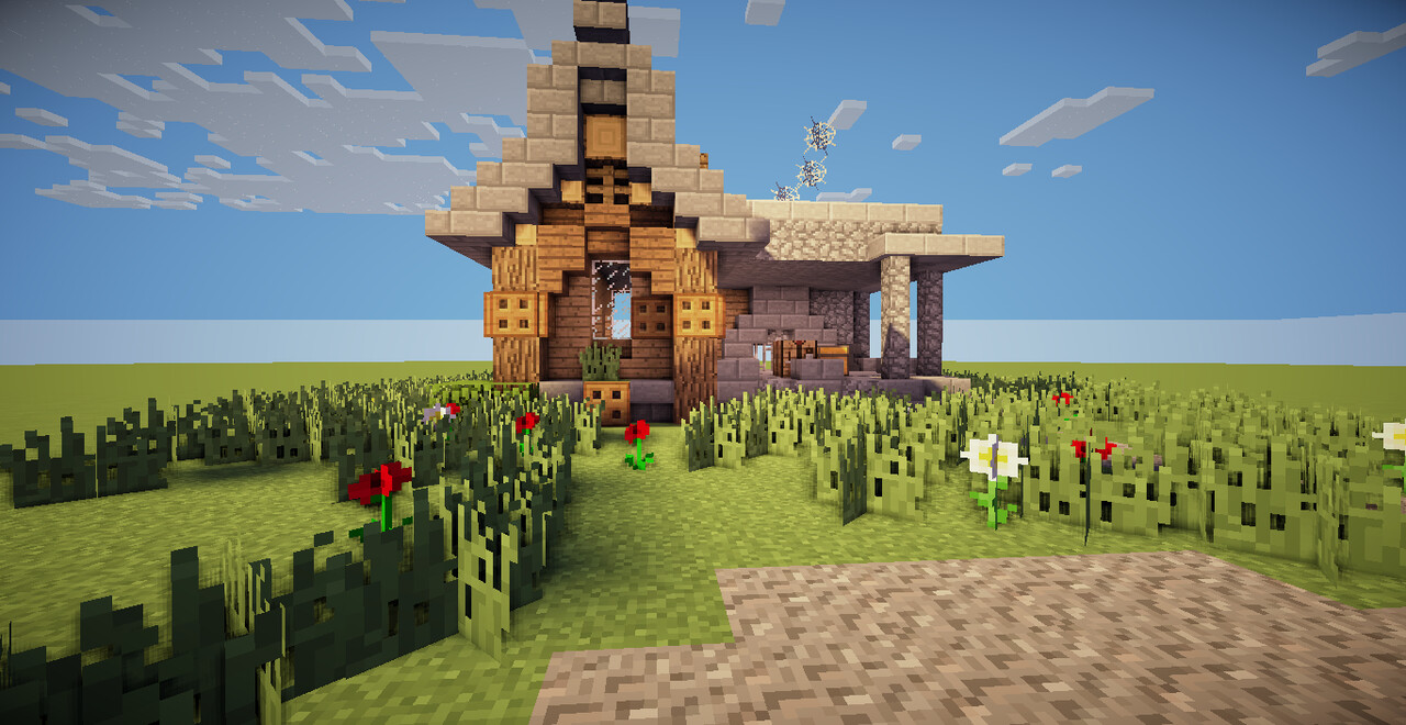 Simple Village (Beautiful) [Map Added] Minecraft Map
