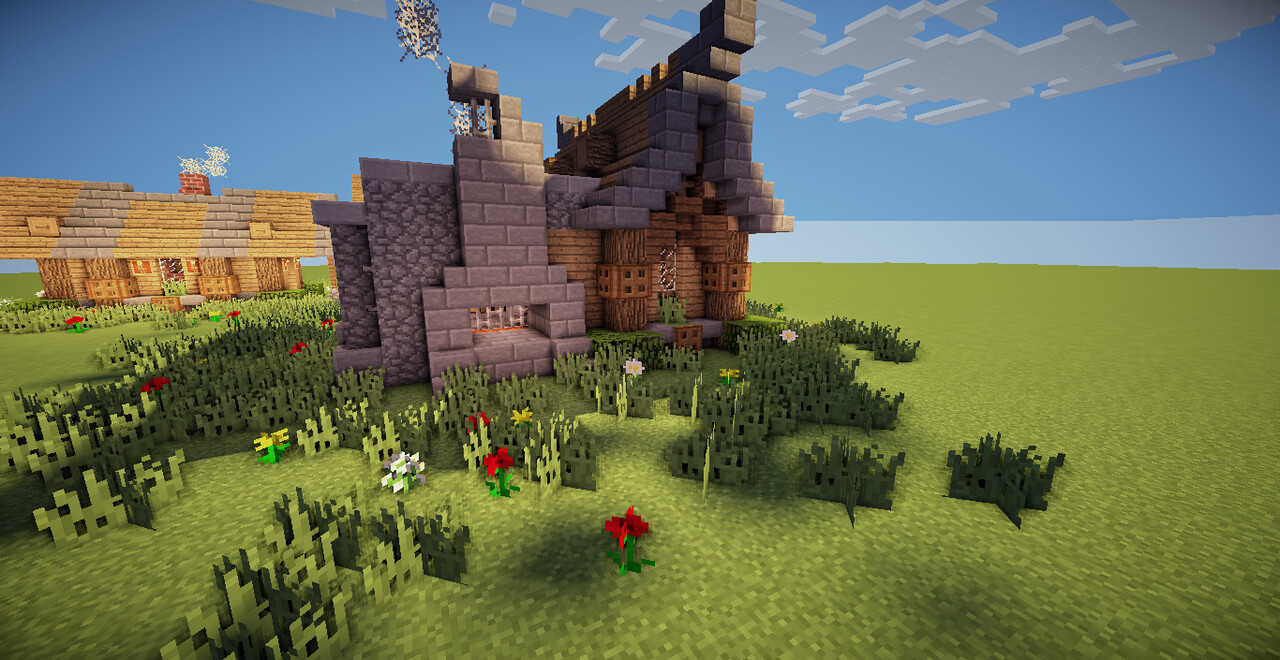 Simple Village (Beautiful) [Map Added] Minecraft Map