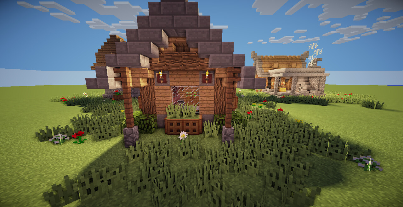 Simple Village (Beautiful) [Map Added] Minecraft Map