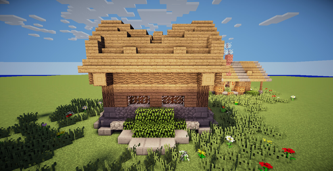 Simple Village (Beautiful) [Map Added] Minecraft Map