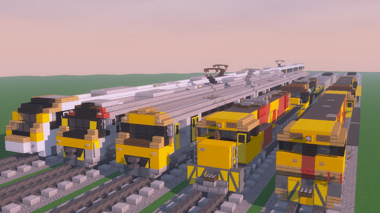 Queensland Rail Trains Pack 1.5:1 [Schem Download] Minecraft Map