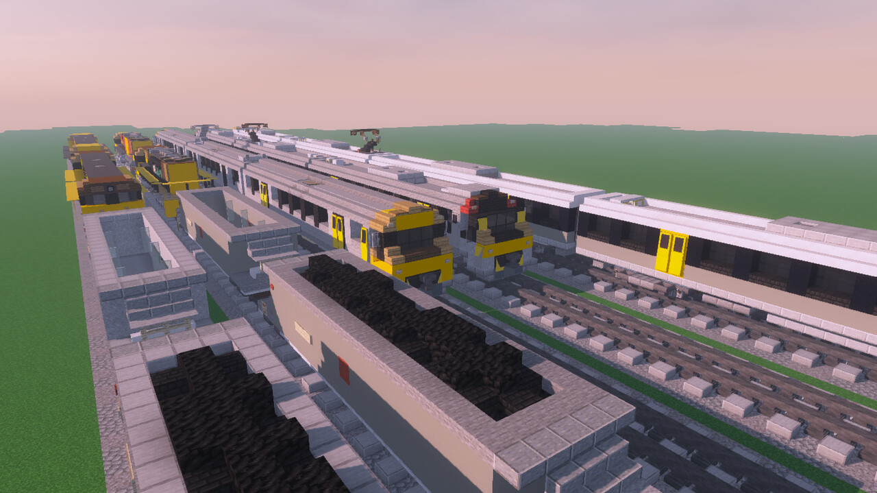 Queensland Rail Trains Pack 1.5:1 [Schem Download] Minecraft Map