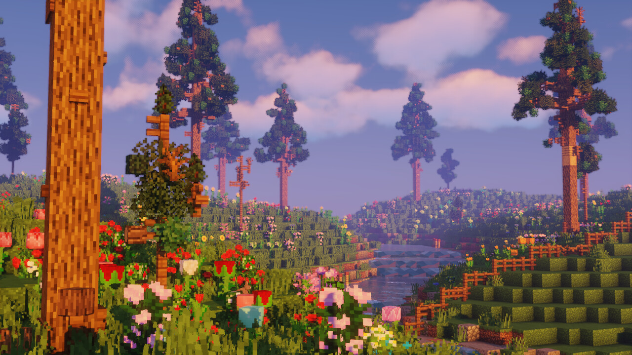 Flower Fields & Shepherd's House Minecraft Map