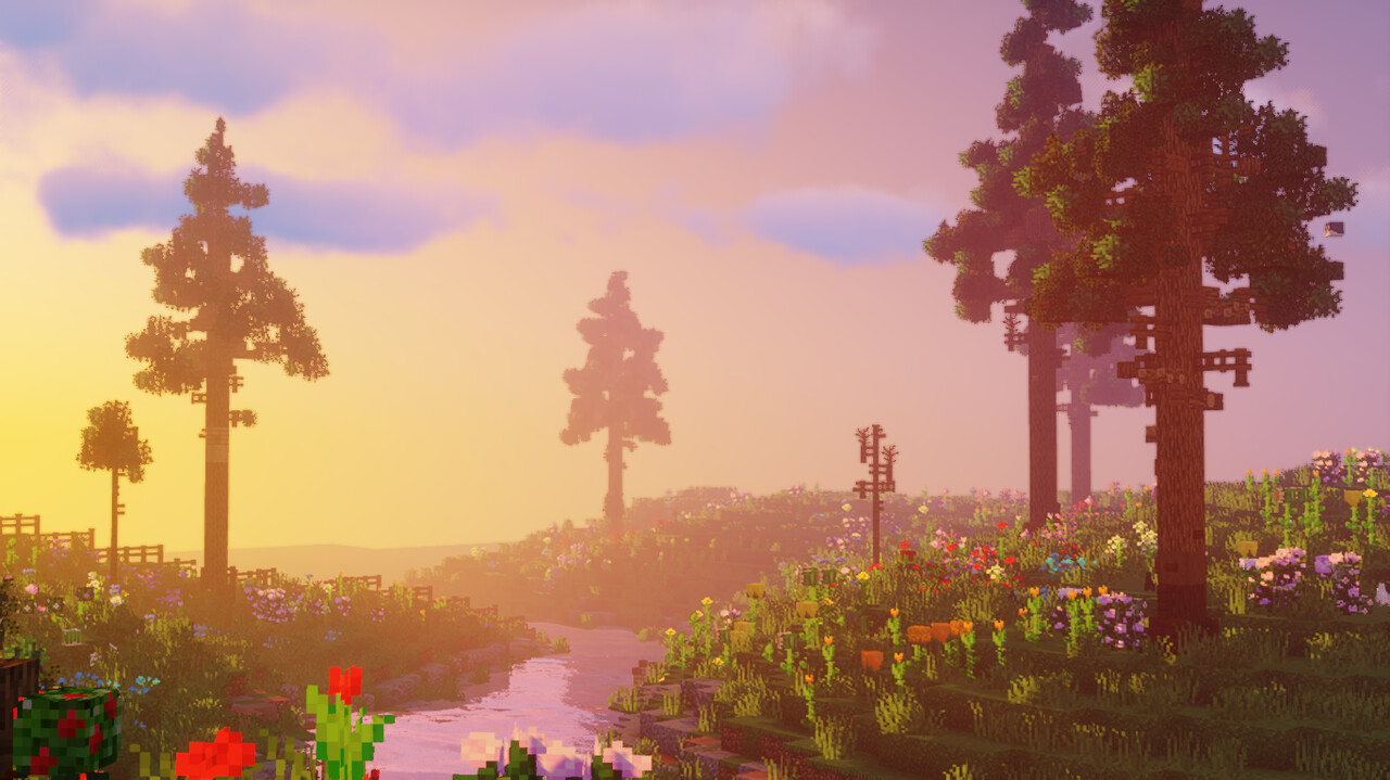 Flower Fields & Shepherd's House Minecraft Map