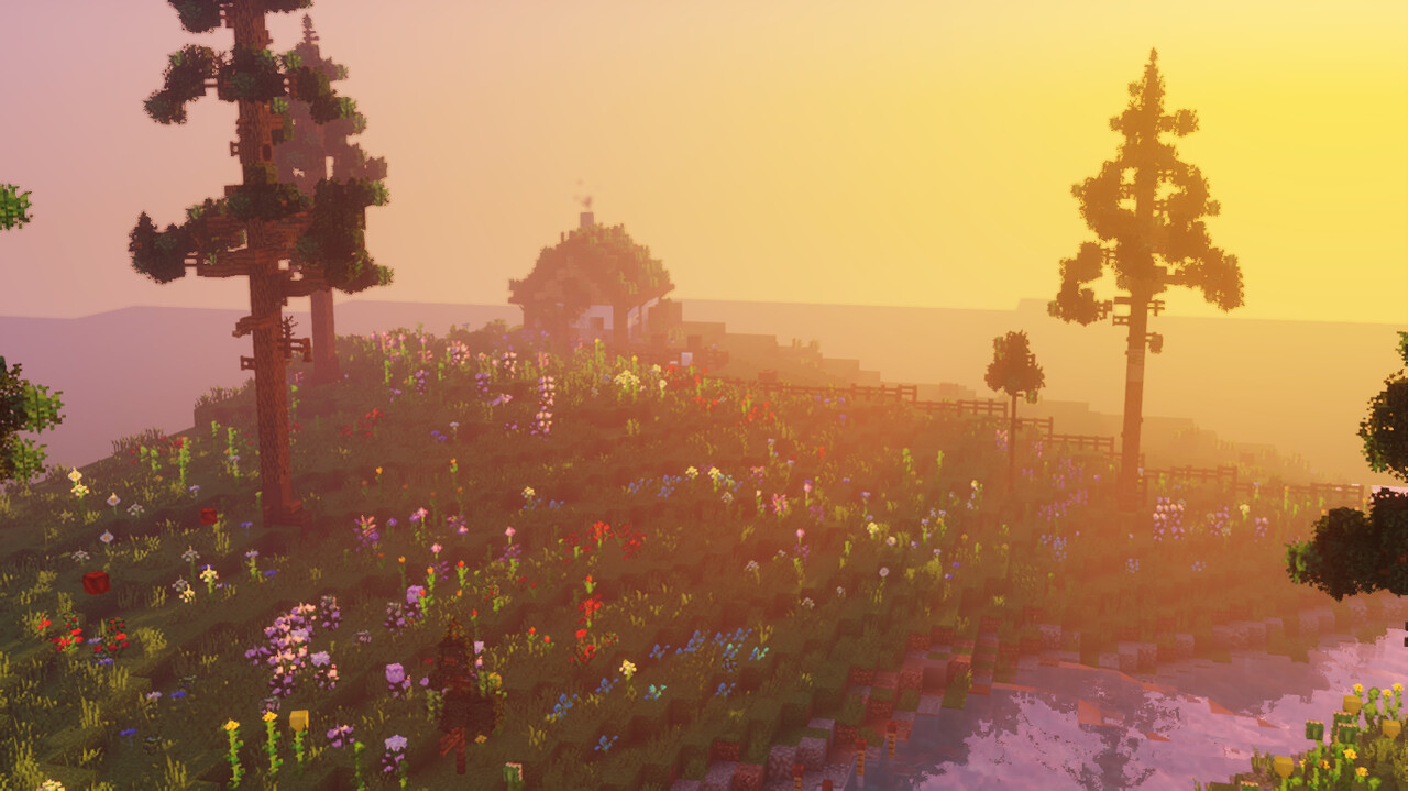 Flower Fields & Shepherd's House Minecraft Map
