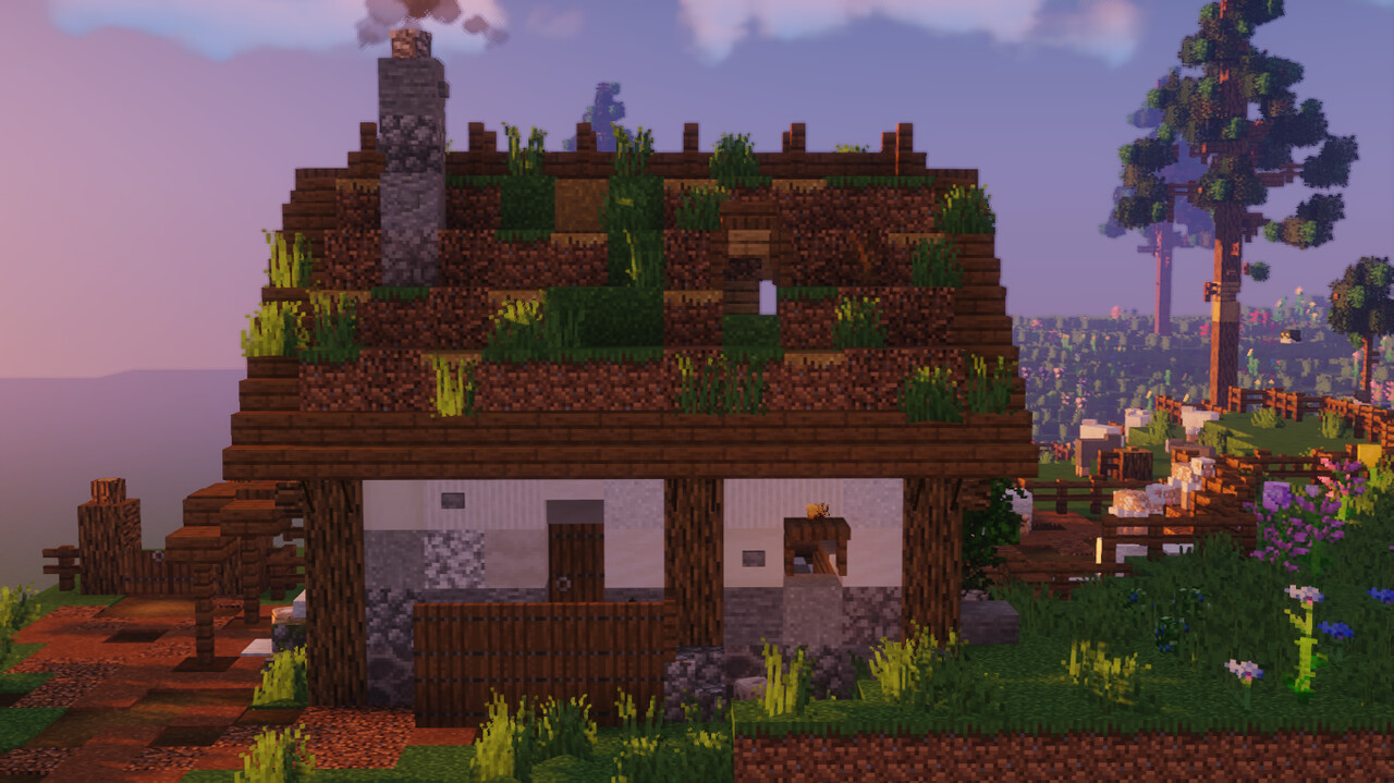 Flower Fields & Shepherd's House Minecraft Map