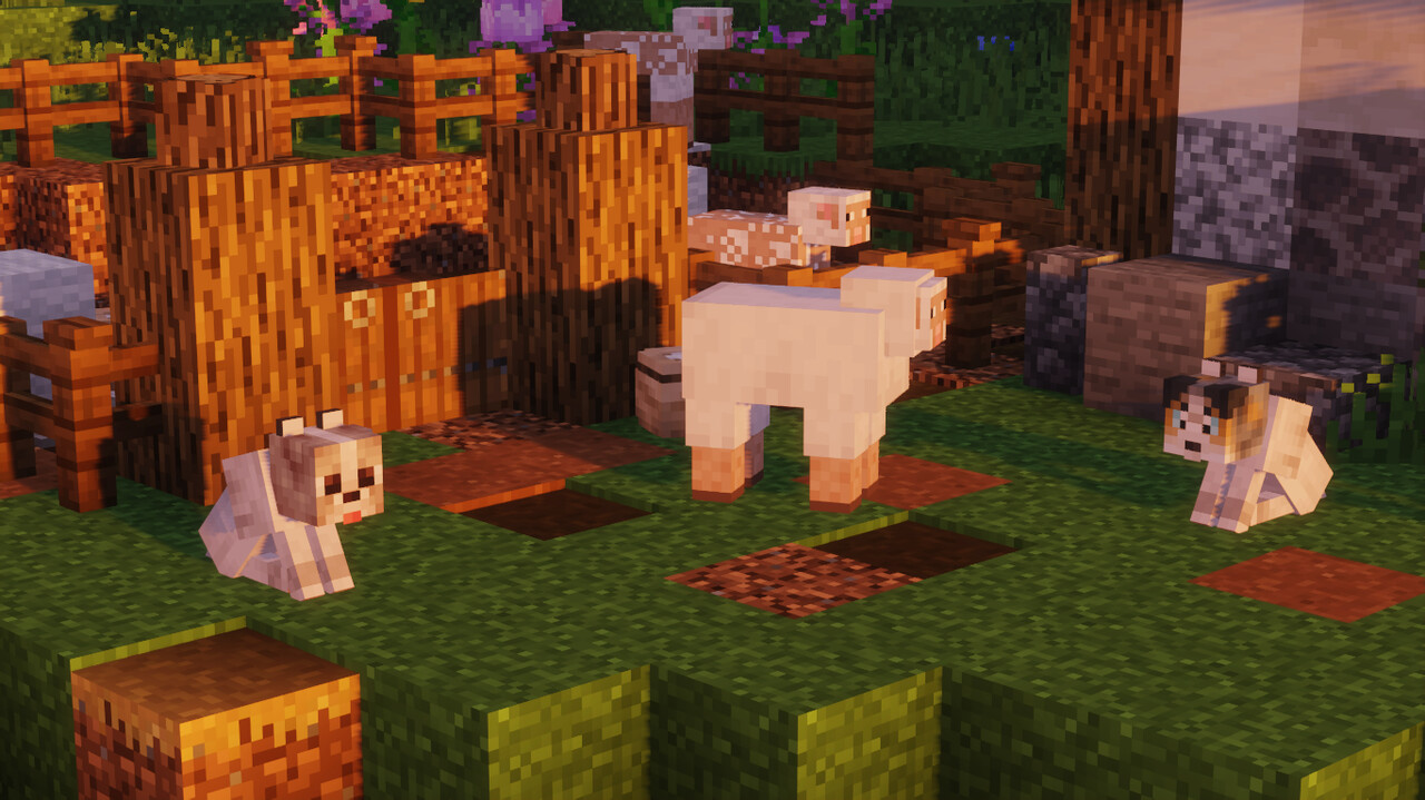 Flower Fields & Shepherd's House Minecraft Map