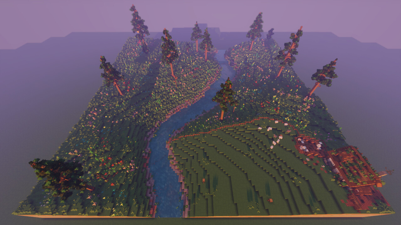 Flower Fields & Shepherd's House Minecraft Map