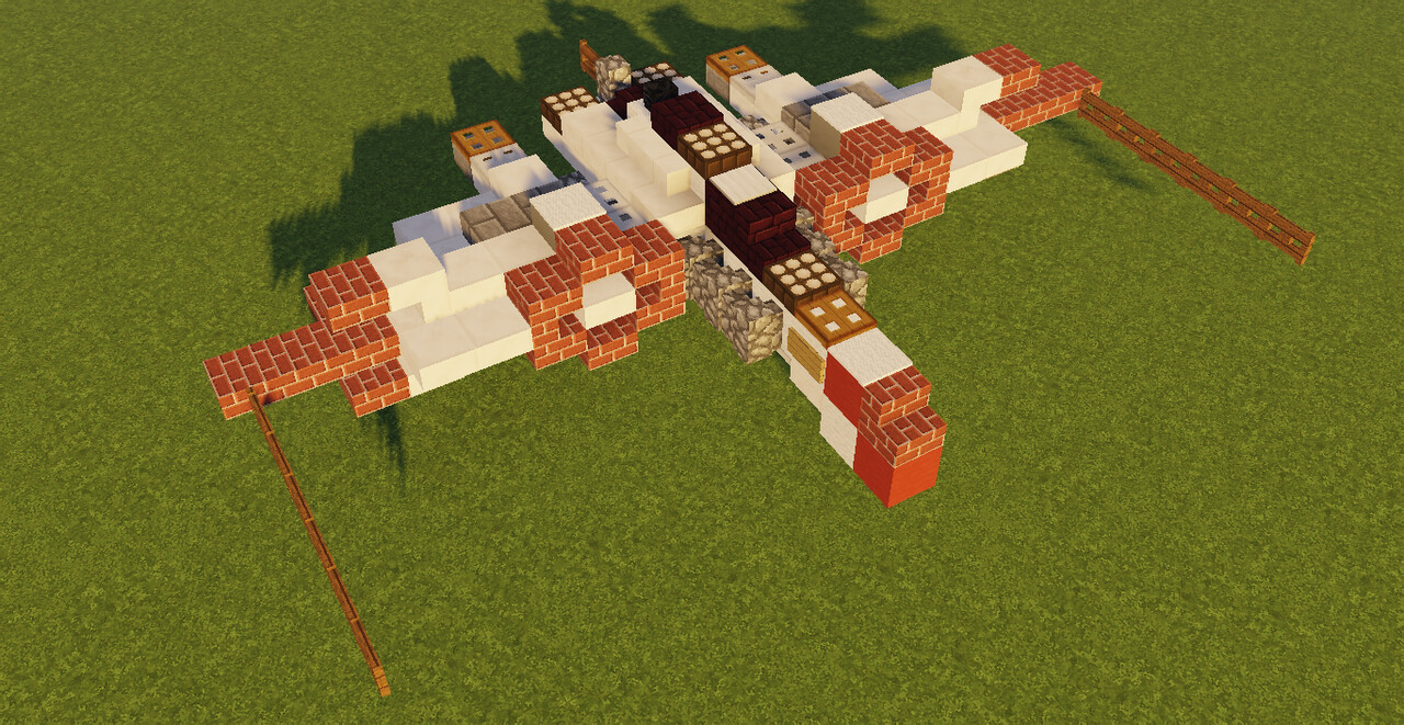 Star Wars III ARC-170 Fighter Minecraft Map