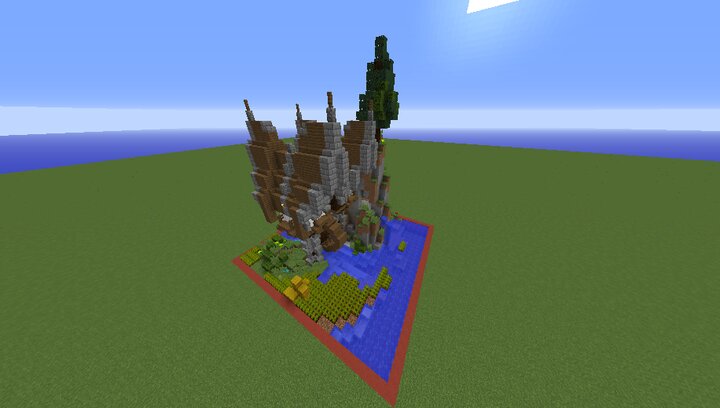 Small water mill | Plots - 13 Minecraft Map