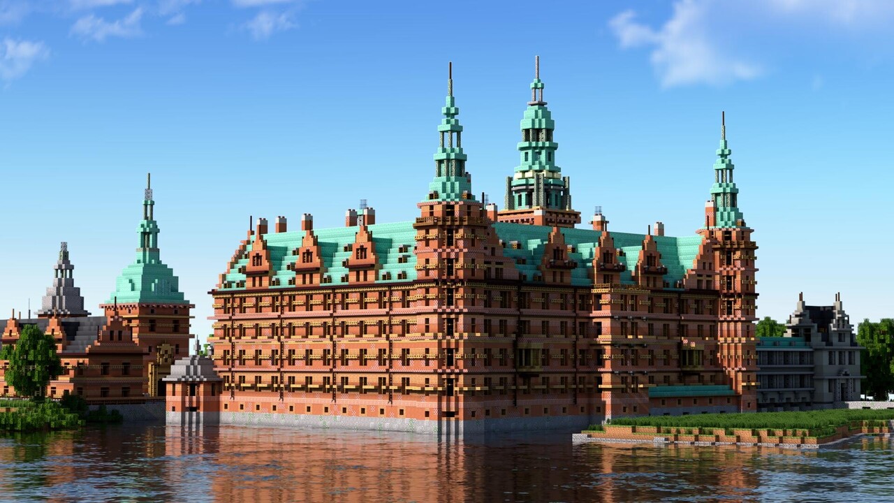 Frederiksborg castle - minecraft 1:1 replica Minecraft Map