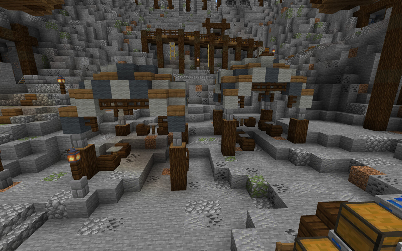 Huge Medieval Fantasy Quarry Mine Minecraft Map
