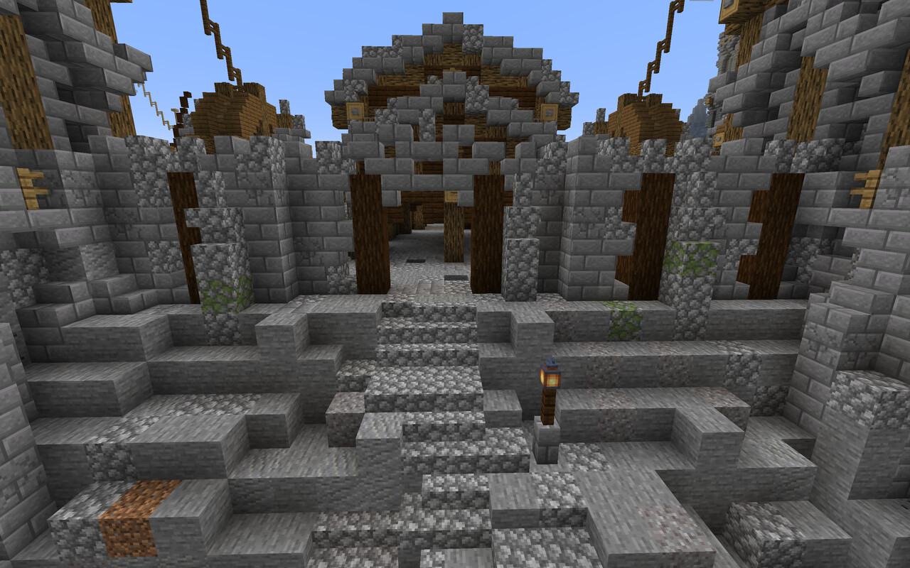 Huge Medieval Fantasy Quarry Mine Minecraft Map