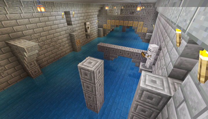 Raid The Skeleton Dungeon! - Adventure Map Minecraft Map