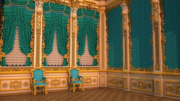 Rococo Hall | Interior Minecraft Map