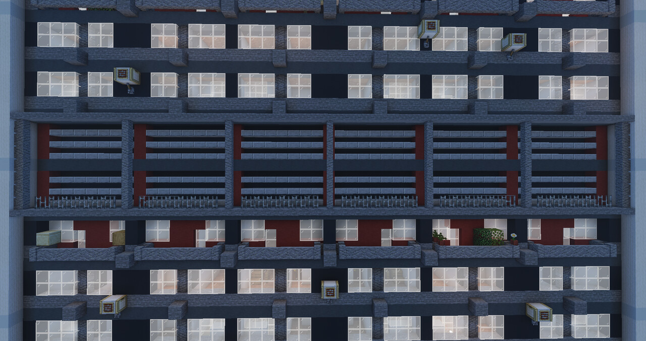 RGB Apartment complex Minecraft Map