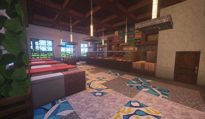 CONES Ice Cream Parlor Minecraft Map