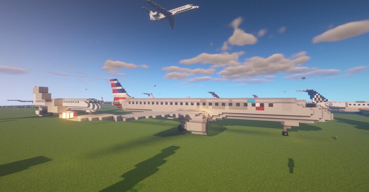 Embraer E190 2:1 Minecraft Map