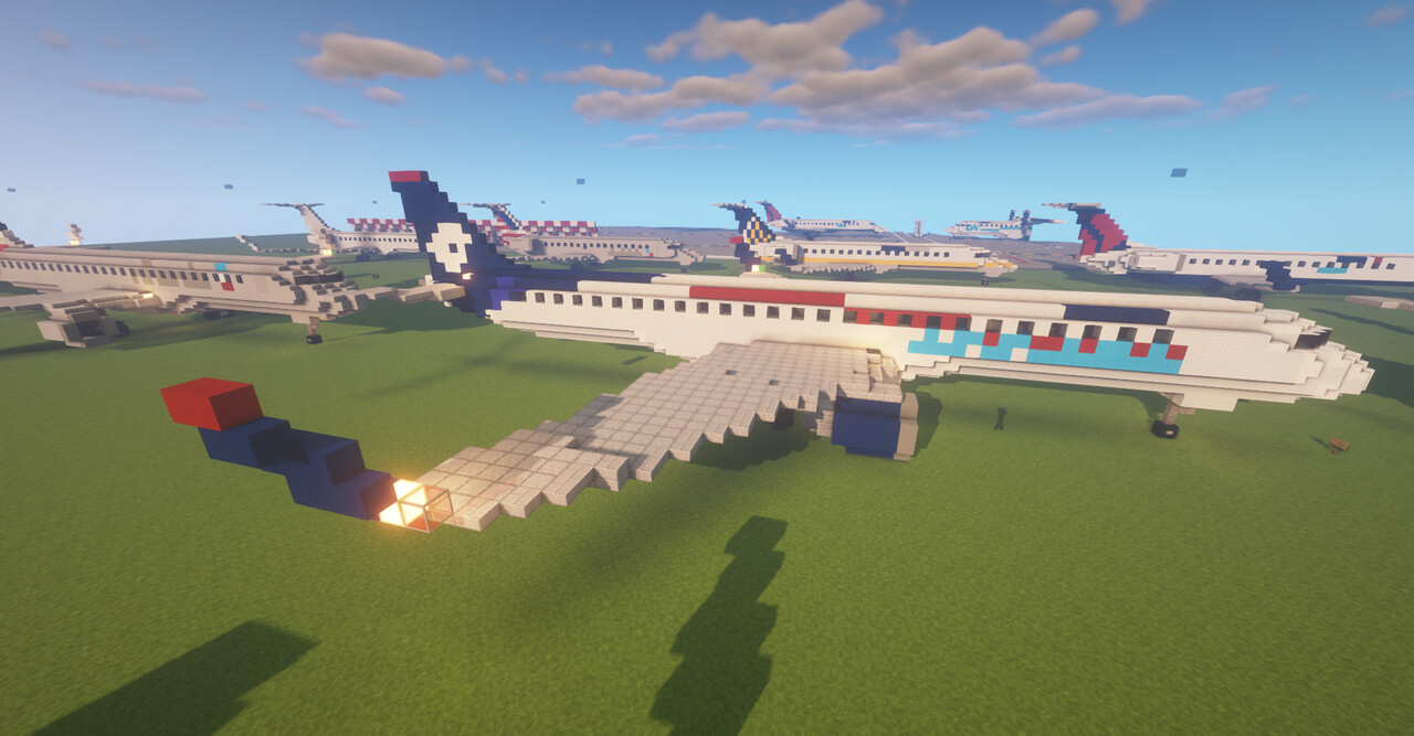 Embraer E190 2:1 Minecraft Map