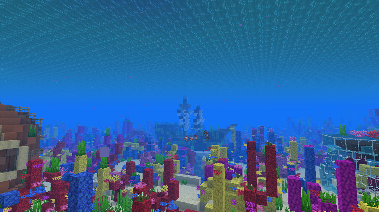 UnderWater paradise CLOSED PROJECT Minecraft Map