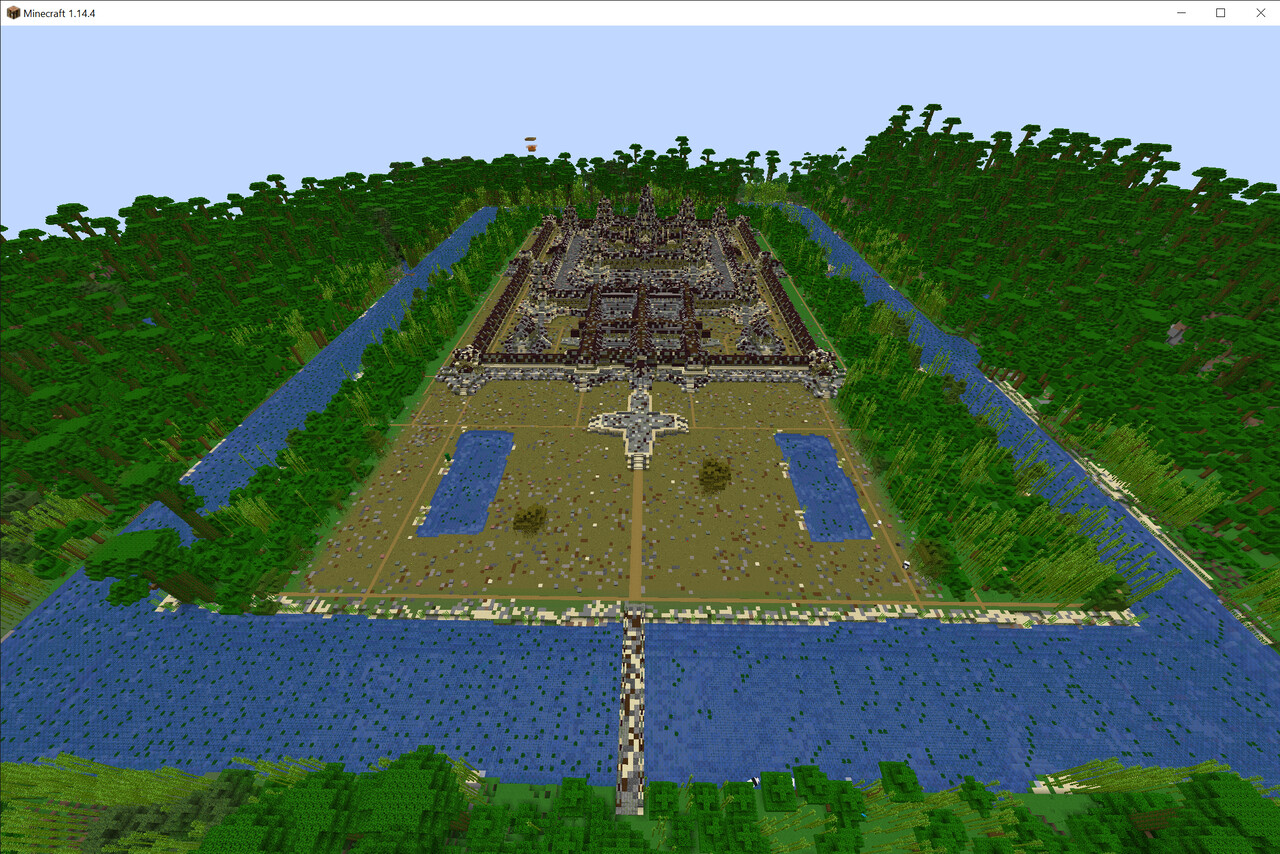 Angkor Wat Minecraft Map